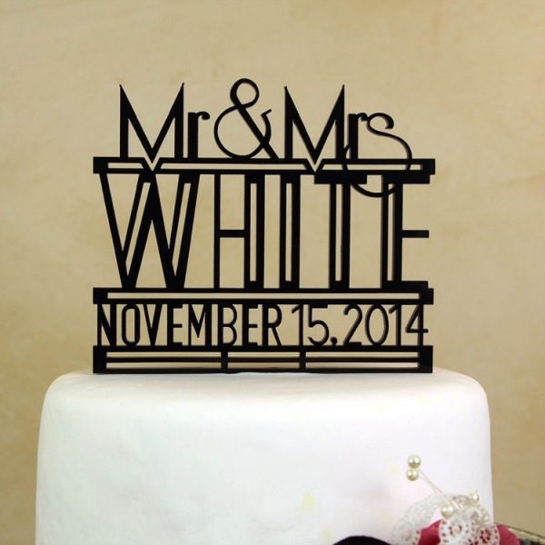 Vintage Art Deco Cake Toppers | Deco Weddings